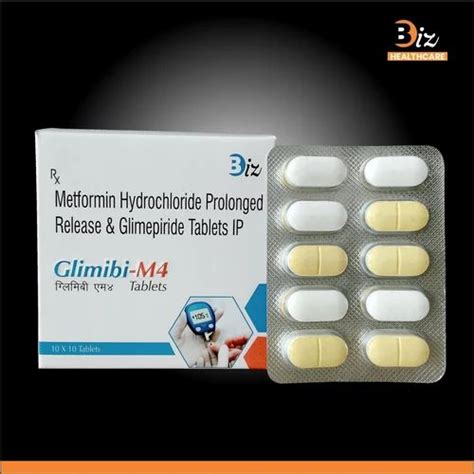 Glimepride 4 And Metformin 500mg Tablet At ₹ 140stripe D Formin In Nashik Id 2851820502433