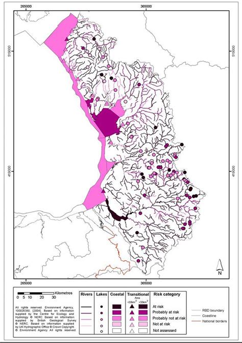 Surface Water Bodies At Risk From Diffuse Source Pollution Pressures