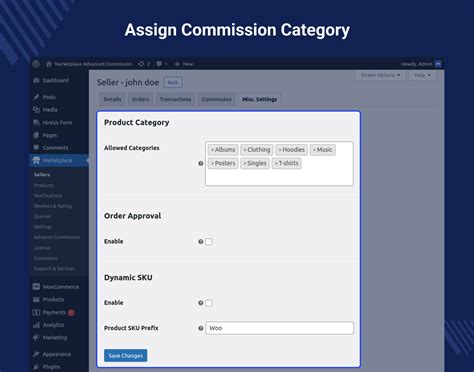 Marketplace Advanced Commission Plugin For Woocommerce By Webkul Codecanyon