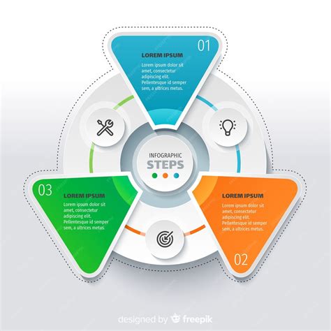 인포 그래픽 데이터 템플릿 무료 벡터