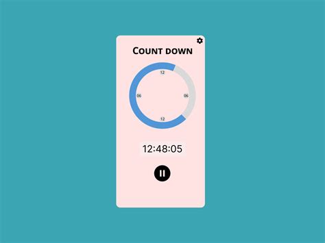 Countdown App Design With DailyUi 014 By Akash Sarker On Dribbble