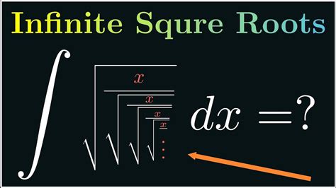 Integral Of Infinite Square Roots Mindsphere Youtube