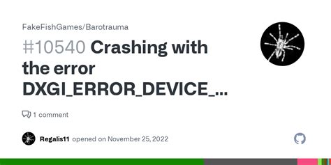 Crashing With The Error Dxgierrordeviceremoved 0x887a0005