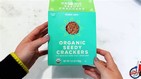 Trader Joes Organic Seedy Crackers Review 399 Trader Joes List