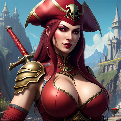 Discord Logo Red Pirate Menu