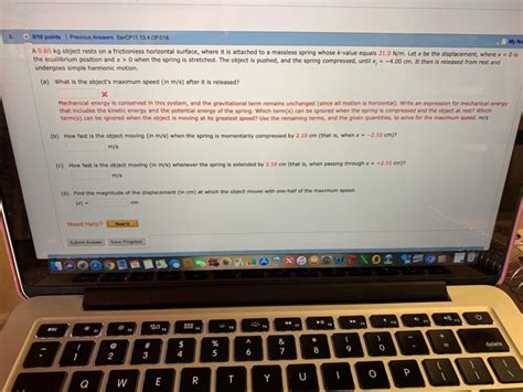 Solved 0 10 Points Previous Answers Sercp11 13 4 0p018 My