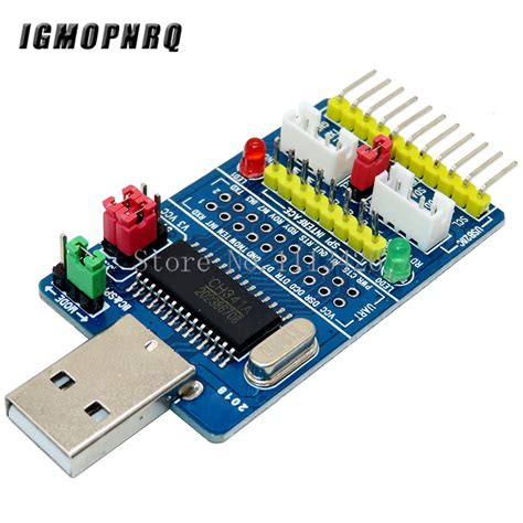 All In 1 Ch341a Usb To Spi I2c Iic Uart Ttl Isp Serial Adapter Module Epp Mem Converter For