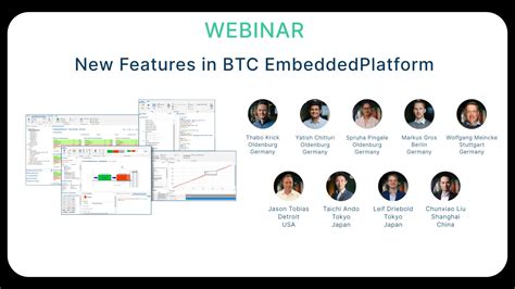 Webinar New Features In Btc Embeddedplatform Btc Embedded Systems Ag