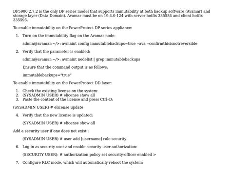Integrated Data Protection Appliance Immutability Immutability In