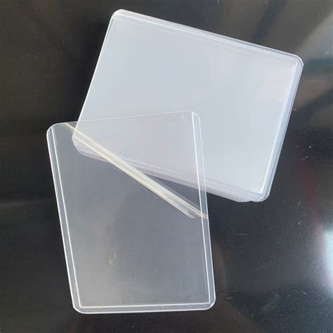 35pt高清带膜透明pvc咕卡卡套nba球星卡夹万智牌游戏王保护套卡夹 阿里巴巴