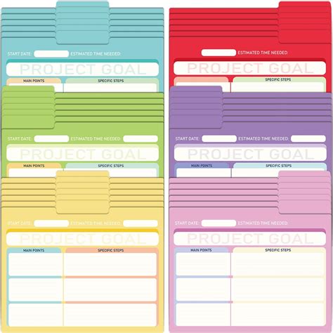 Eoout 36pcs File Folders Letter Size 12 Assorted Colors File Folders For Documents