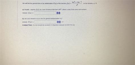 Solved A Simplity Express Fa As A Sum Of Terms Of Tive