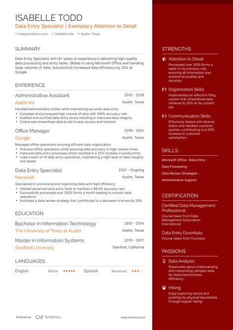 9 Data Entry Resume Examples Guide For 2024