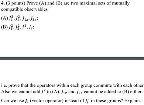 Solved 4 3 Points Prove A And B Are Two Maximal Sets
