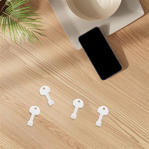 Raindrops 6pcs Triangle Lock And Utility Key Outdoor Trash Can Accessories And Garbage Bin Lock