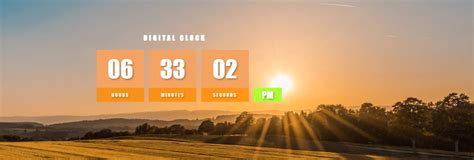 Digital Clock Java Script