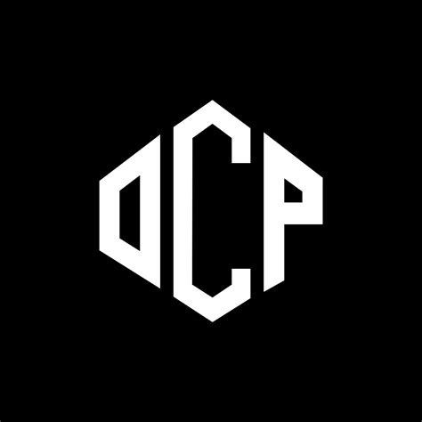 Ocp Letter Logo Design With Polygon Shape Ocp Polygon And Cube Shape