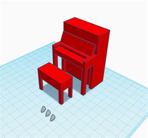 Tinkercad Piano Dalia And Caitlin Introduction To 3d Printing And Design Isci 104 Fall 2018