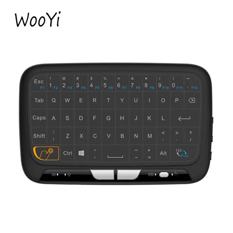 H18 Mini Wireless Keyboard 2 4GHz Portable Keyboard With Touchpad Mouse For Windows Android