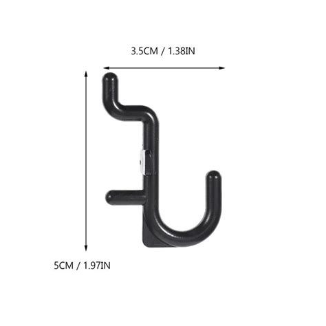 J Hook Hole Plate Peg Board Hooks Plastic J Style Shelf Hangers For