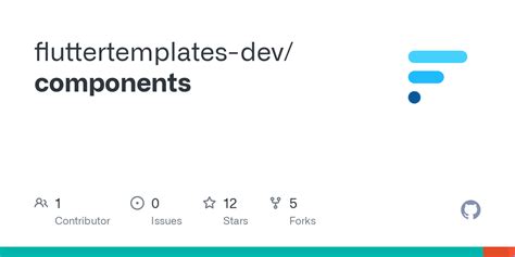 Components Lib Main Dart At Master Fluttertemplates Dev Components GitHub