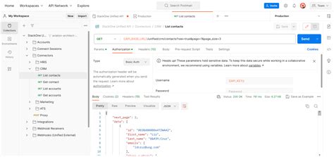 using postman