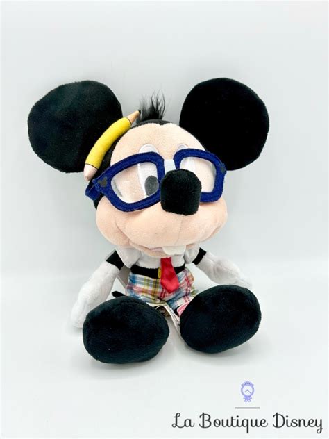Peluche Mickey Mouse Nerd Disney Parks 2013 Walt Disney World Geek