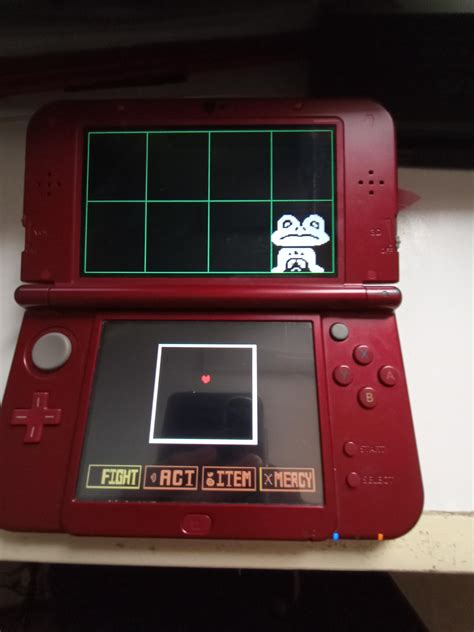 Undertale 3ds A Wild Froggit Approaches 👀 R Homebrew
