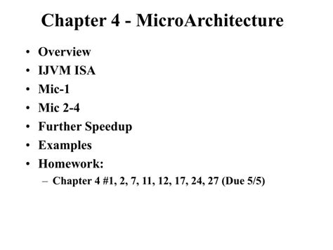 Ppt Chapter 4 Microarchitecture Powerpoint Presentation Free Download Id9483446