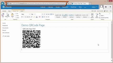 Qrcode App For Sharepoint 2013 Youtube