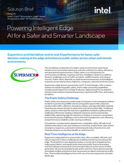 Its World Congress 2025 Solutions Intel® Industry Solution Builders