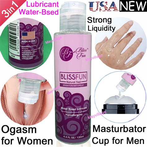 2x Lube Personal Lubricant Water Based Sex Lubricant Launcher Injector