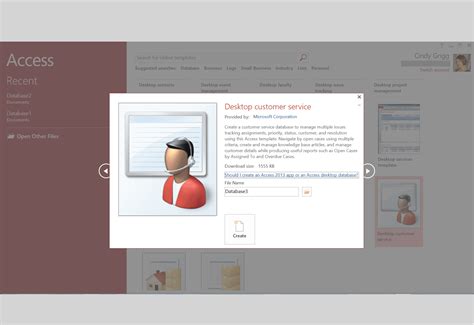 microsoft access 2003 service template treeface