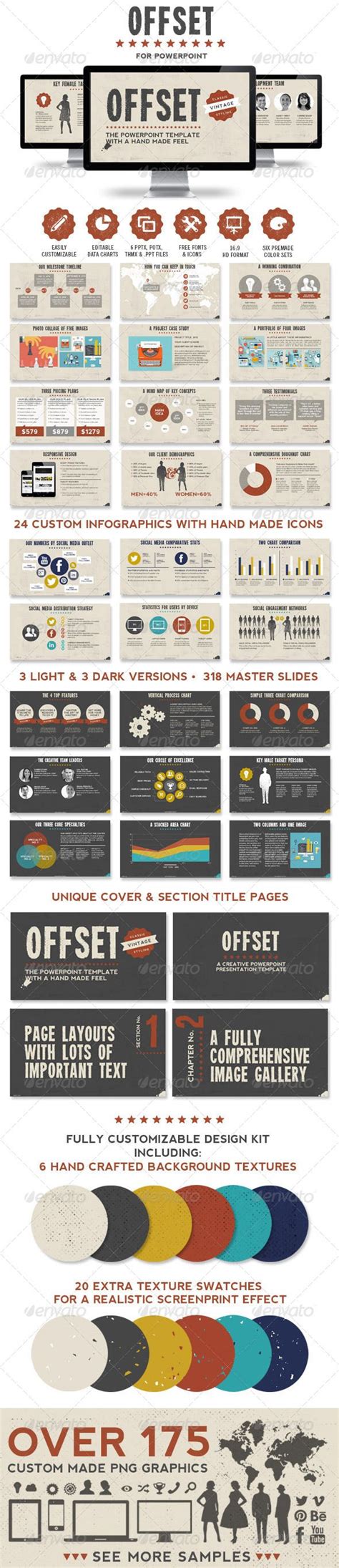 Offset Powerpoint Presentation Template Powerpoint Presentation Templates Powerpoint