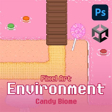 Artstation Pixel Art Candy Biome