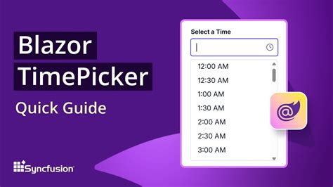 Blazor Timepicker The Ultimate Feature Walkthrough Youtube