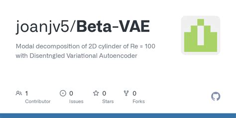 Github Joanjv5beta Vae Modal Decomposition Of 2d Cylinder Of Re