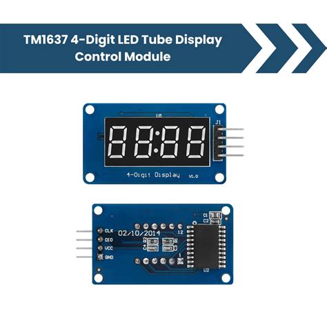 Buy 7 Segment Led Display Control Module Max7219 And 74hc595 For Arduino