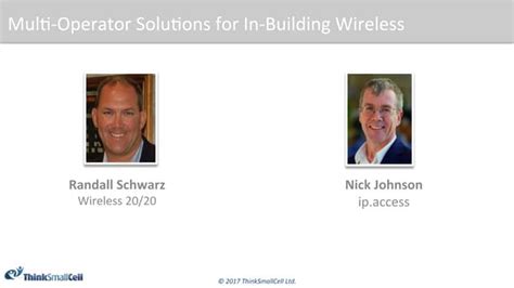 Multi Operator Small Cell Solutions For In Building Wireless Ppt