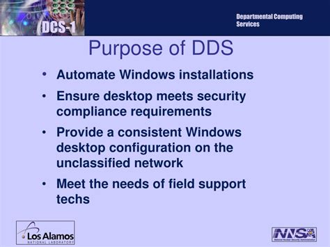 ppt windows desktop deployment service dds 1 1 at lanl powerpoint