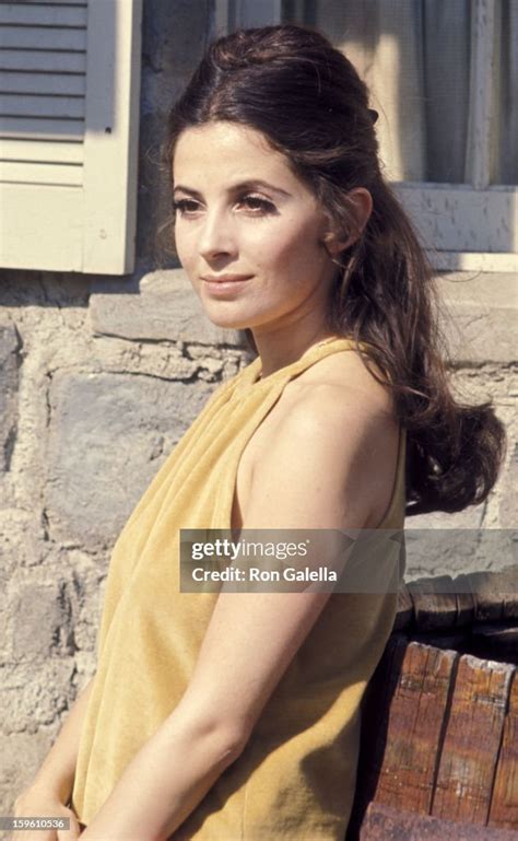 Barbara Parkins Sighted On Location Filming Peyton Place On April