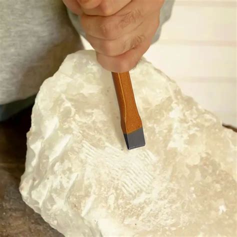 1pc Flat Chisel Masonry Chisel Cement Fitter Chisel Chrome Alloy Steel Wood Carving Chisels For