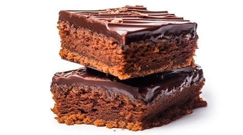 Premium Ai Image Devils Cake Chocolate Slicedevils Cake Cookies Isolated Background Variation 4