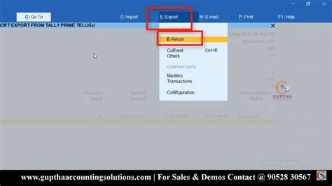 how to export gstr 2 report tally prime into excel json formats in