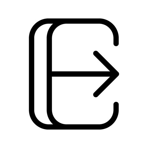 Logout Icon Vector Symbol Design Illustration 29333617 Vector Art At Vecteezy