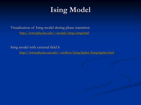 Ppt Ising Model Powerpoint Presentation Free Download Id6687992