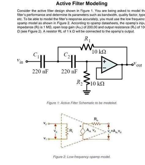 solved active filter modelingconsider the active filter