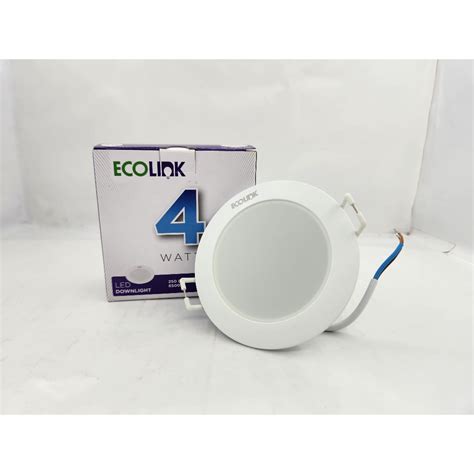 Putih Ecolink Downlight Led 4w Cool White Ecolink Ceiling Lamp 4w Cool White Shopee Philippines
