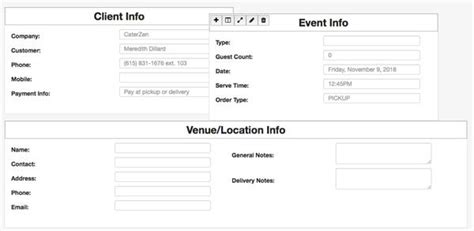Beo Template Software For Caterers Caterzen