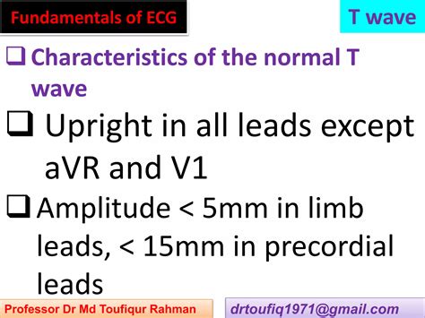 Approach To A Patient With T Wave Abnormality In Ecg Ppsx